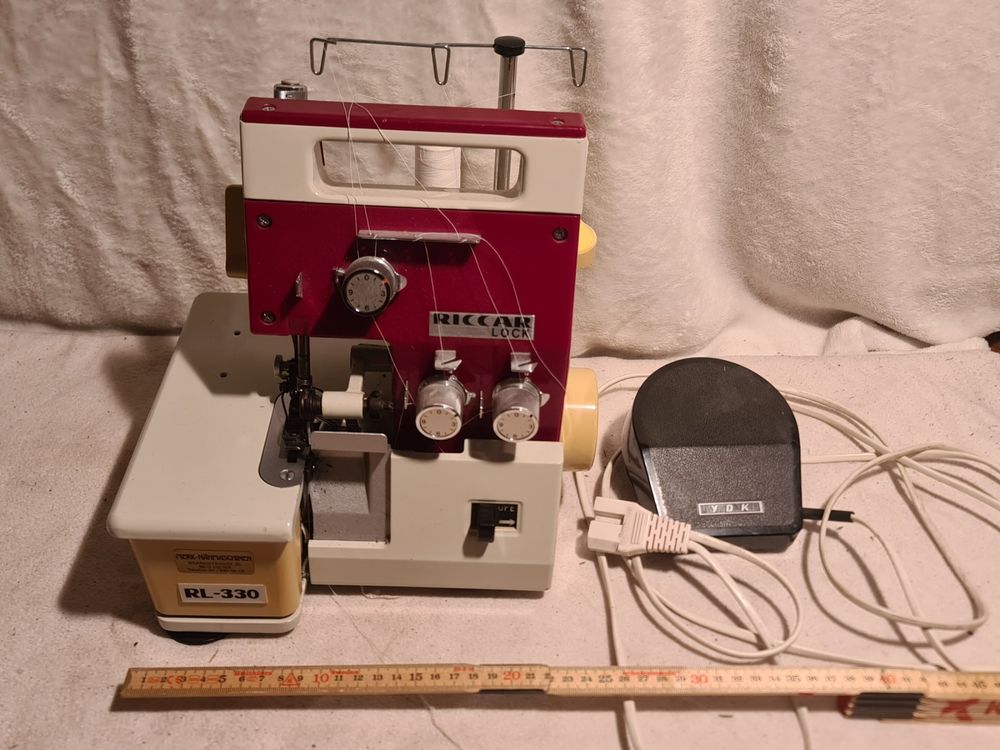 Nähmaschine antik von Merk, Riccar Lock, RL-330, Rarität | Kaufen auf ...