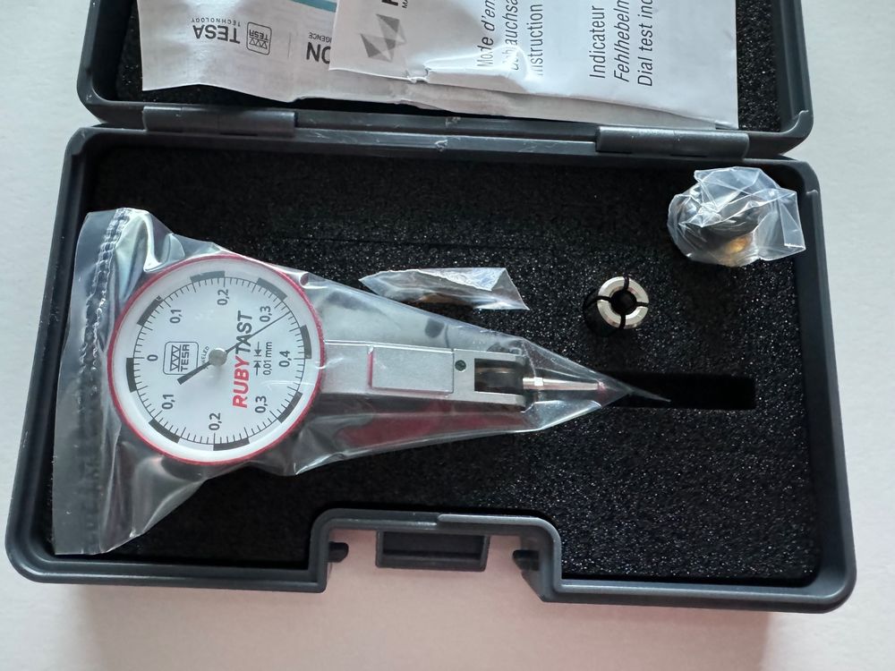 Tesa Hexagon Rubytast Messuhr Fühlhebelmessgerät (Neu und ...