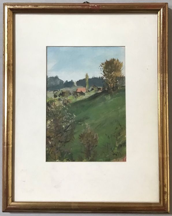Rudolf MÜLLER (1892-1972) Landschaft Gemälde Monogrammiert | Kaufen auf Ricardo
