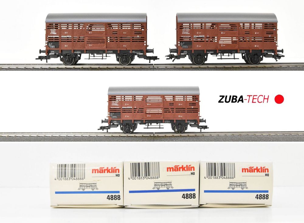 Märklin 3x Viehwagen der DR H0 WS mit OVP (Gebraucht) in St. Gallen für CHF 26 – mit Lieferung ...