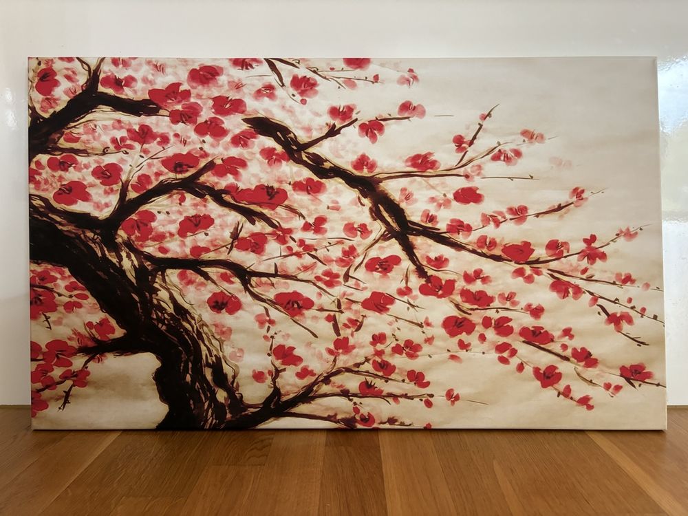 Cherry Blossoms (printed canvas) (Neu (gemäss Beschreibung)) in ...