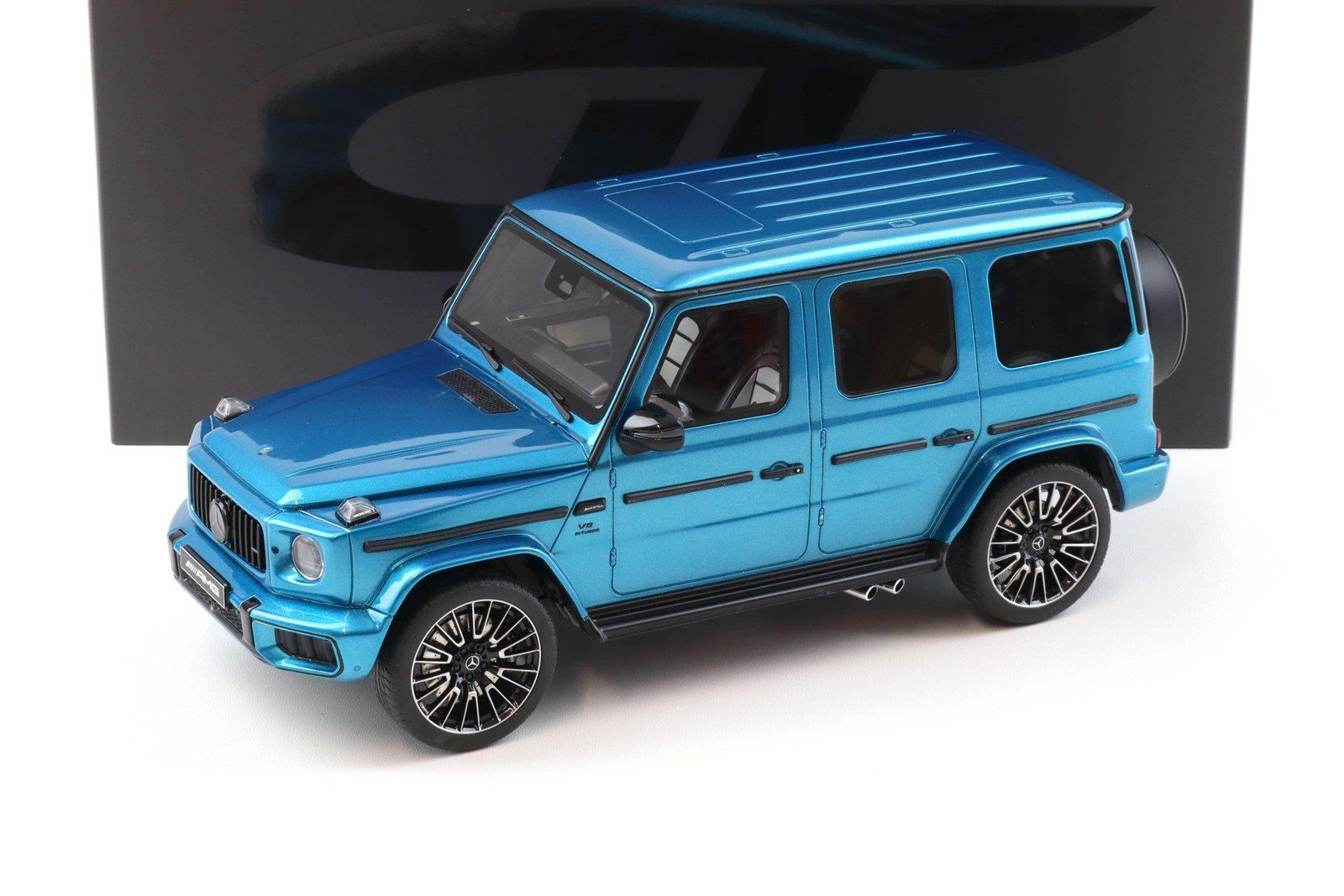 Mercedes G63 AMG G-Class Hyper blue metallic 2024 1/18 NEU (Neu und ...