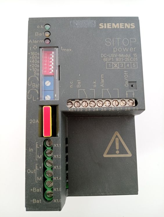 Siemens Sitop power DC-USV-Modul 15 / 6EP1931-2EC01 (Gebraucht) in ...