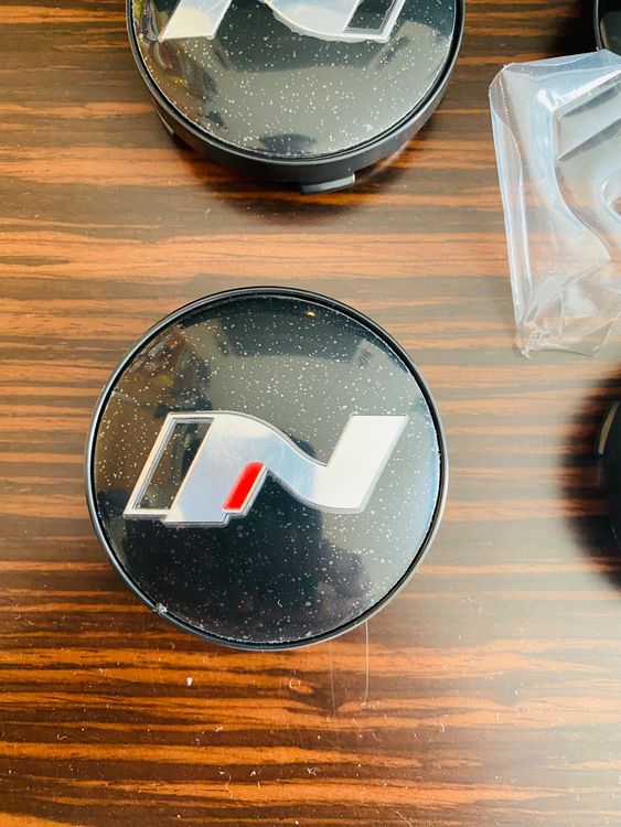 Hyundai N Line 60mm Nabendeckel Radkappen Felgendeckel Neu (Neu und ...