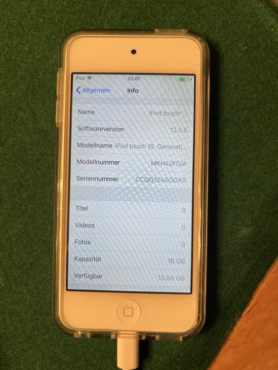 iPod 16GB funktioniert perfekt, keine Gebrauchsspuren (Gebraucht) in Zürich für CHF 50 – mit ...