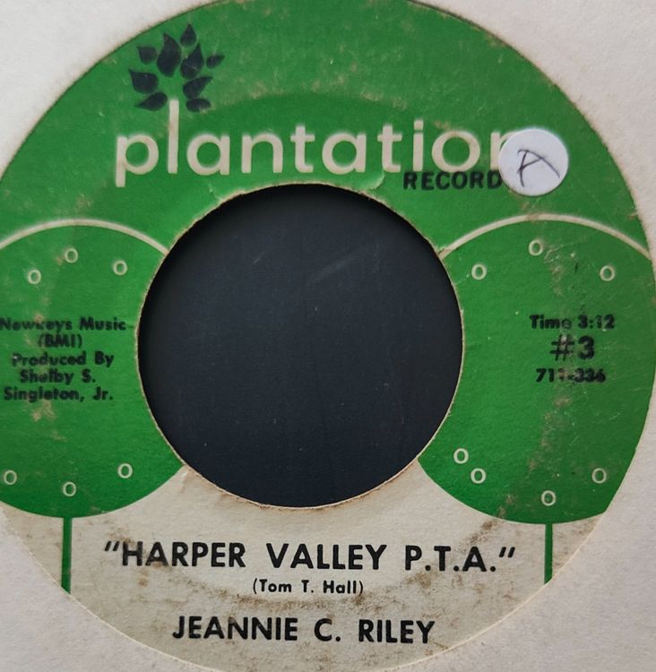 Vinyl-Single Jeannie C. Riley - Harper Valley P.T.A (Gebraucht) in Langenthal für CHF 2 – mit ...