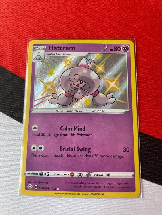 ENG- Shiny Hattrem - Pokemon Karte (Neu (gemäss Beschreibung)) in ...