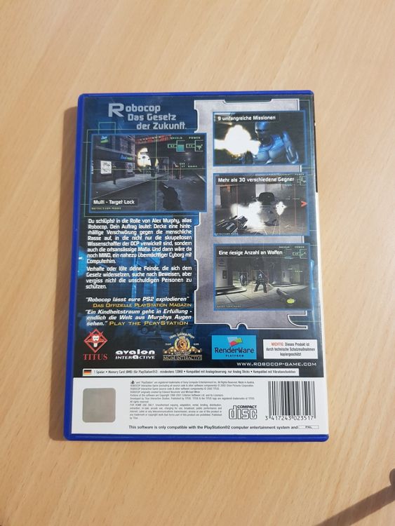 Robocop /PS2 (Gebraucht) in Münchenstein für CHF 5 – mit Lieferung auf ...