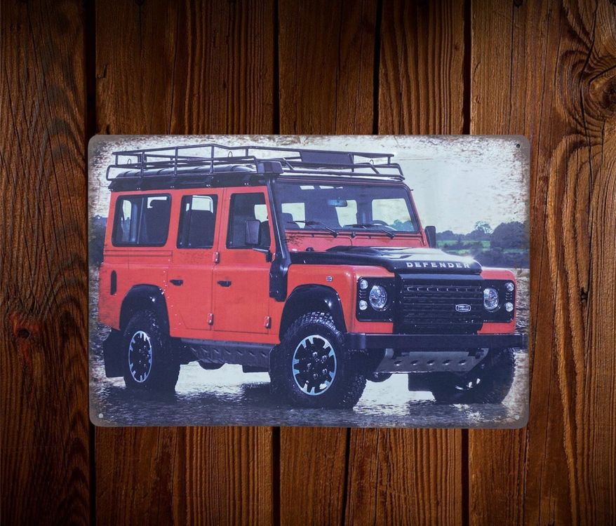 Land Rover Defender 110 Schild Blechschild | Kaufen auf Ricardo