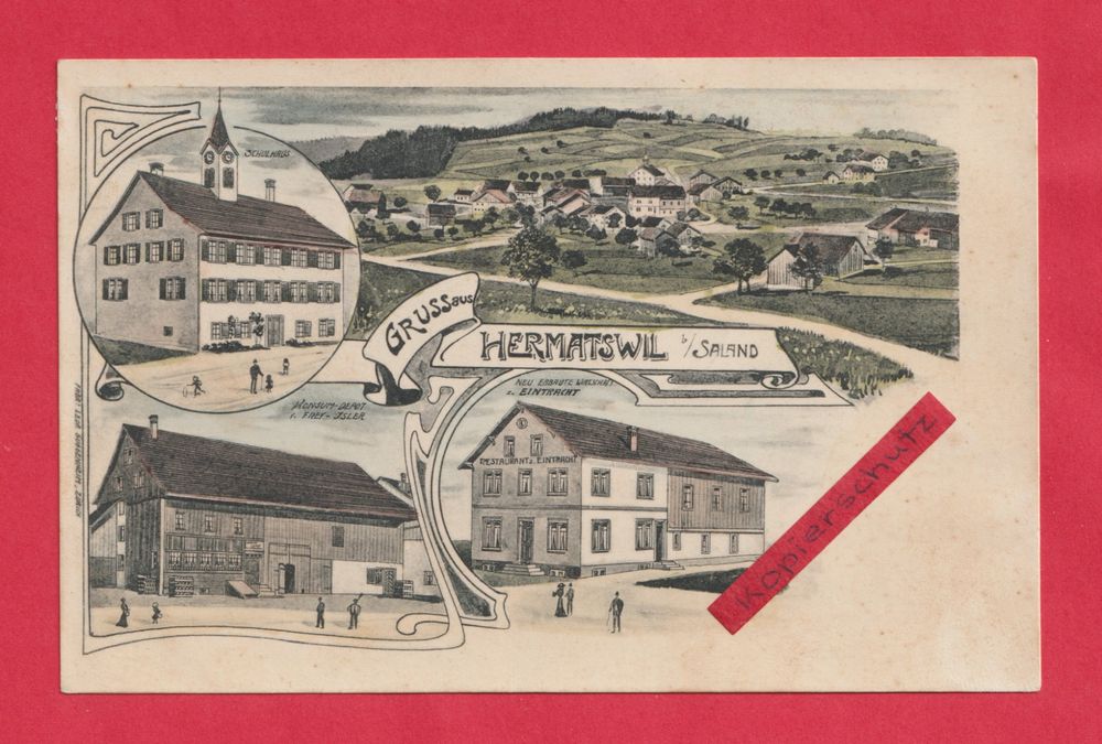 Gruss aus Hermatswil (ZH) bei Saland Gemeinde Pfäffikon (Gebraucht) in ...