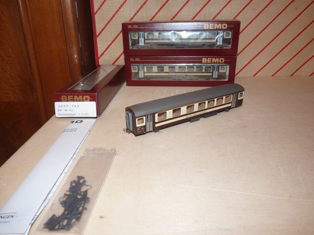 Personenzug der BOB Bemo Spur H0m | Acheter sur Ricardo