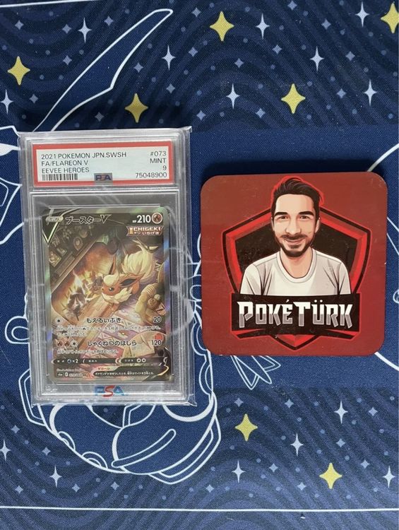 Flareon V (Alternative Art) 073/069 SR [PSA 9] Japanisch (Neu (gemäss Beschreibung)) in ...
