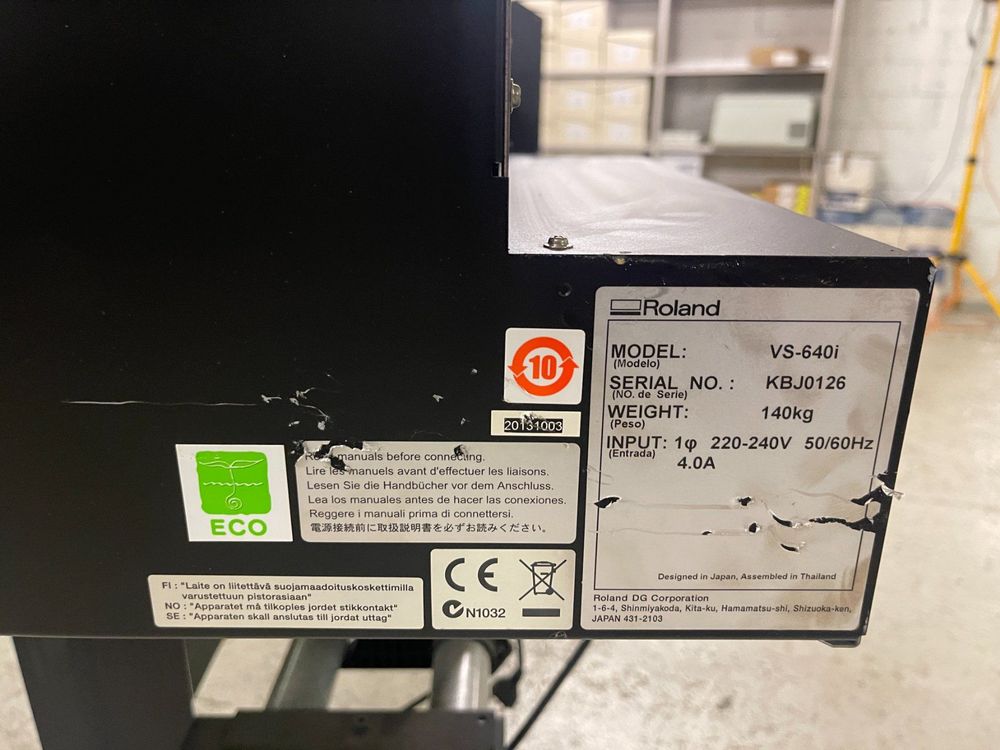 Plotter Roland VG 640 (Defekt) in Niederbipp für CHF 999 – nur Abholung ...