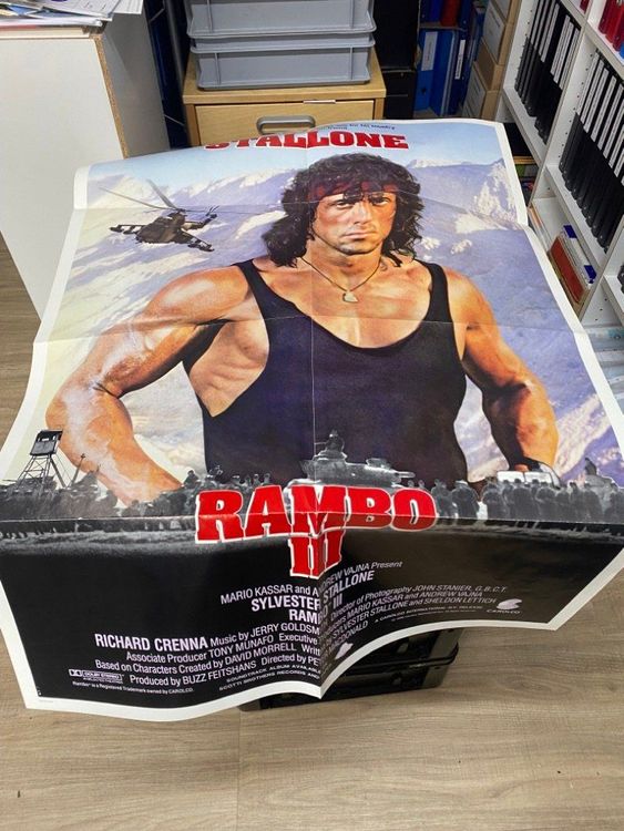 Orginal Filmplakat Rambo III, 1988 | Kaufen auf Ricardo