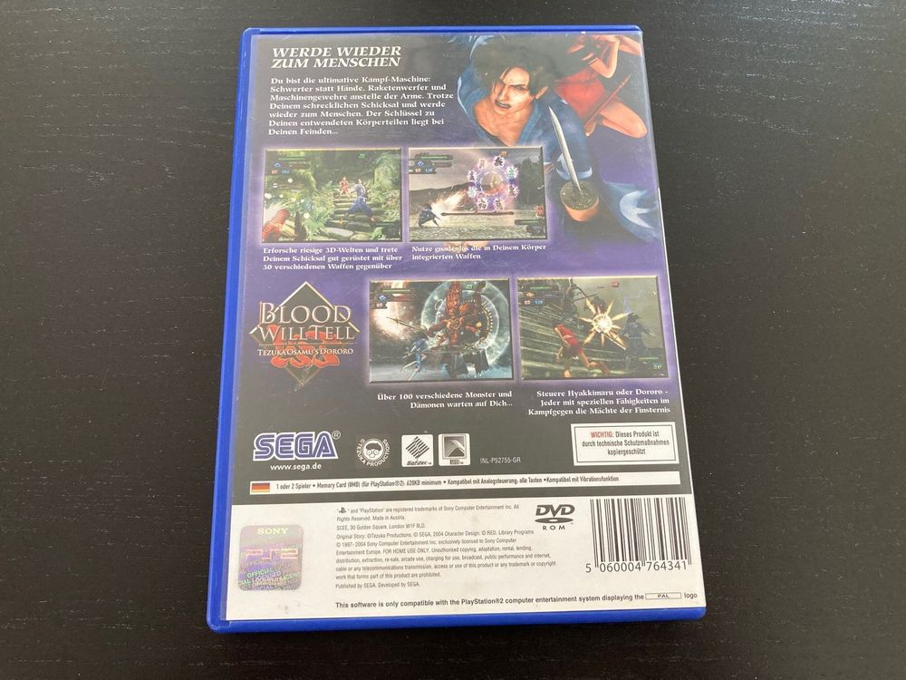 Blood Will Tell Tezuka Osamus Dororo PS2 | Kaufen auf Ricardo