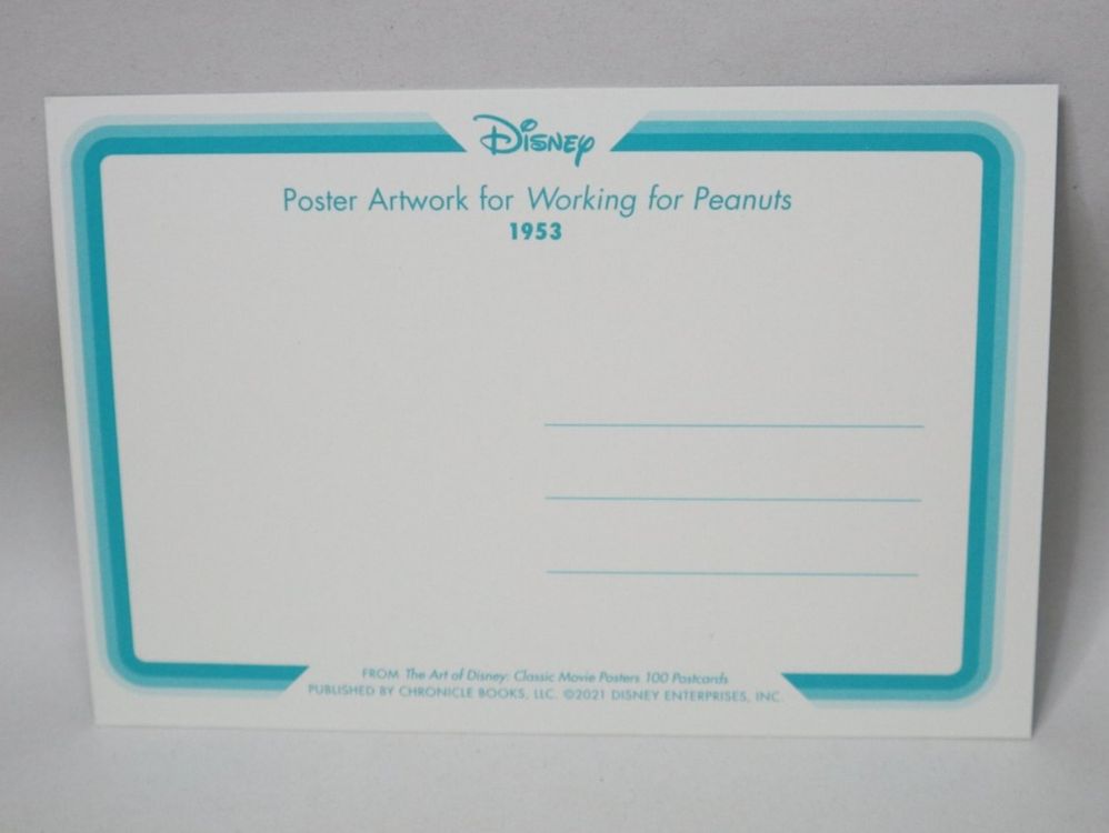 AK Disney Donald Duck Artwork Working for Peanuts (Neu (gemäss ...