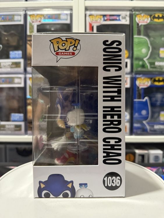 Funko Pop! Games: Sonic with Hero Chao #1036 - Flocked! (Neu (gemäss ...