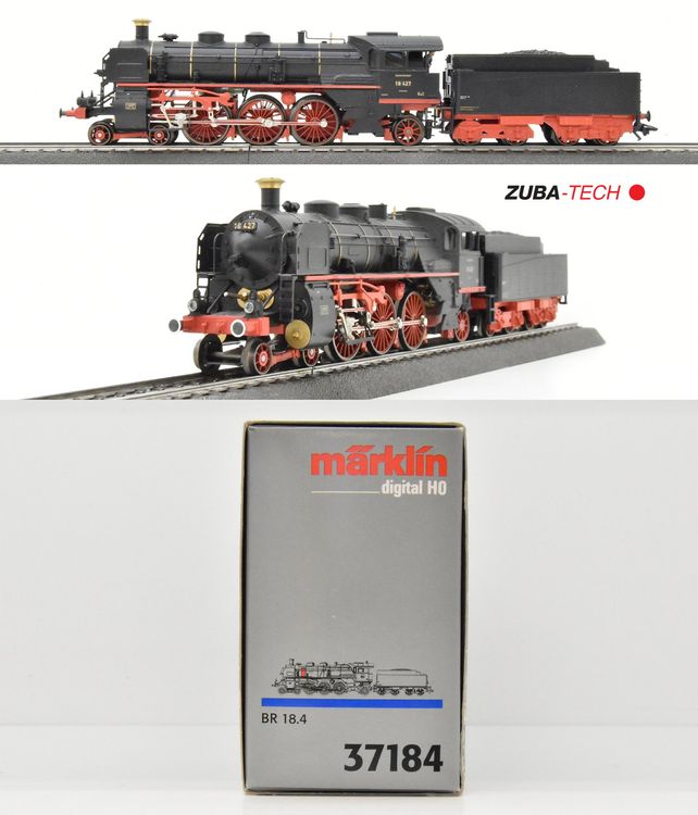 Märklin 37184 Dampflok BR 18.4 DRG, H0 WS Analog mit OVP (Gebraucht) in ...