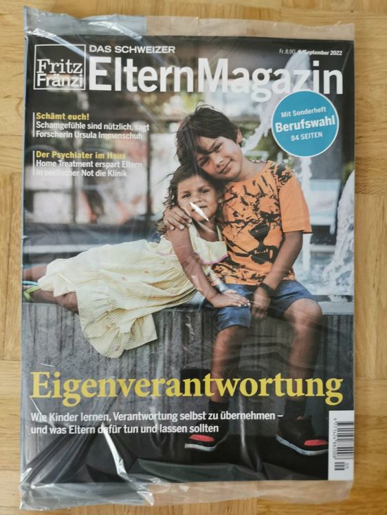 Eltern Magazin Sept. 2022 (OVP) (Neu und originalverpackt) in Stäfa für CHF 2 – mit Lieferung ...