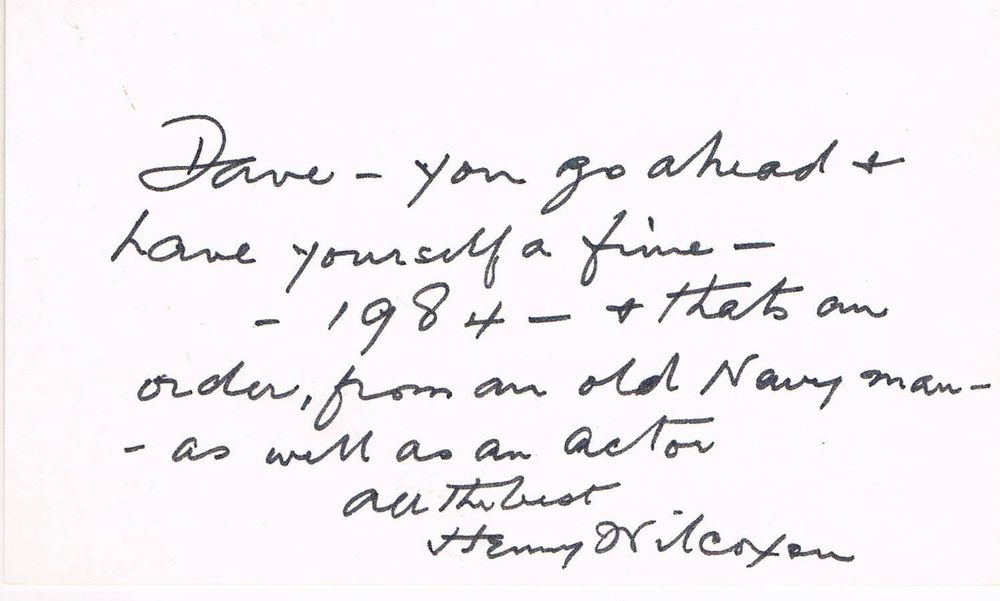 Henry Wilcoxon 1905-84 Autogramm signiert Karte 9x13cm (Gebraucht) in ...