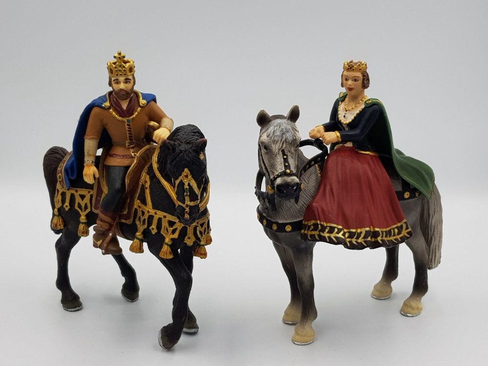 Schleich Ritter König und Königin - 70048 + 70049 (Gebraucht) in ...