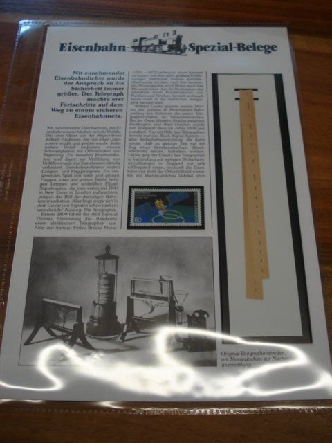 Beleg Telegraphie, mit Telgraphenstreifen, | Kaufen auf Ricardo