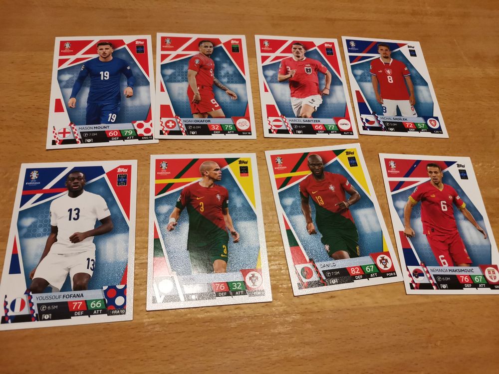 Euro 2024 Fussball 8 Topps Karten Panini z. B Okafor | Kaufen auf Ricardo