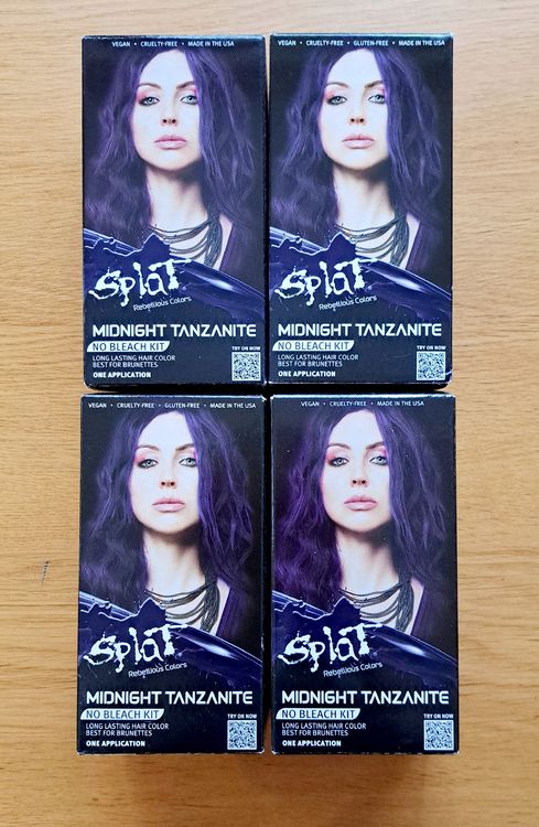 Splat Haarfarbe Violett Midnight (Neu und originalverpackt) in Wangs ...