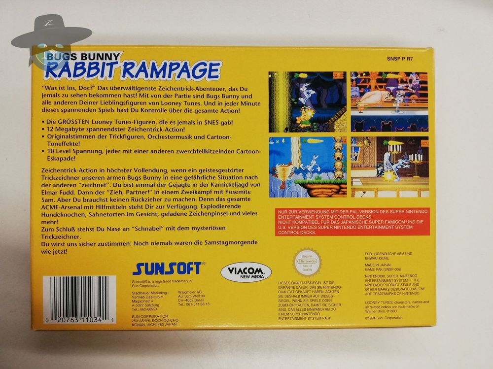 Bugs Bunny - Rabbit Rampage / Super Nintendo SNES (Gebraucht) in St ...