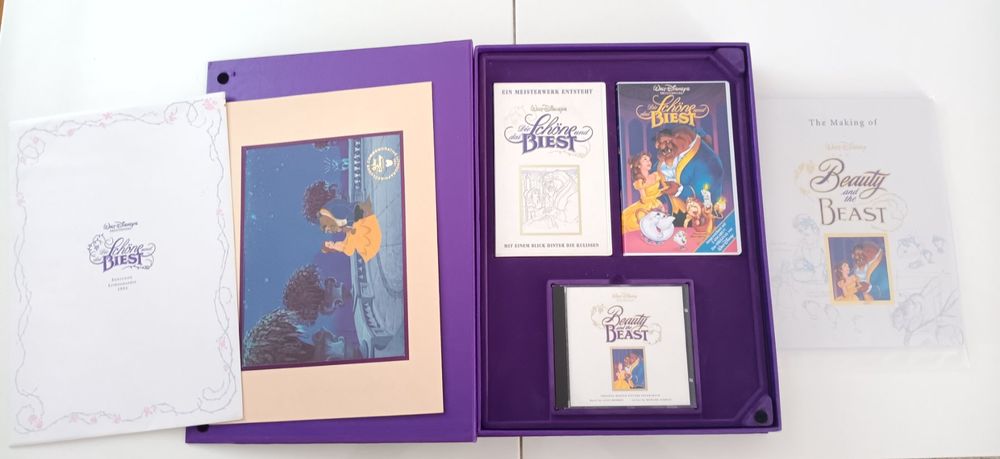 Disney - Die Schöne und das Biest VHS Sammler Box RAR (Gebraucht) in ...