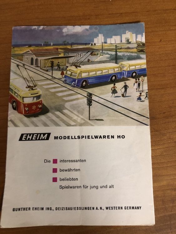 Eheim Spur H0 Model Faltprospekt (Gebraucht) in Pratteln für CHF 8 – nur Abholung auf Ricardo kaufen