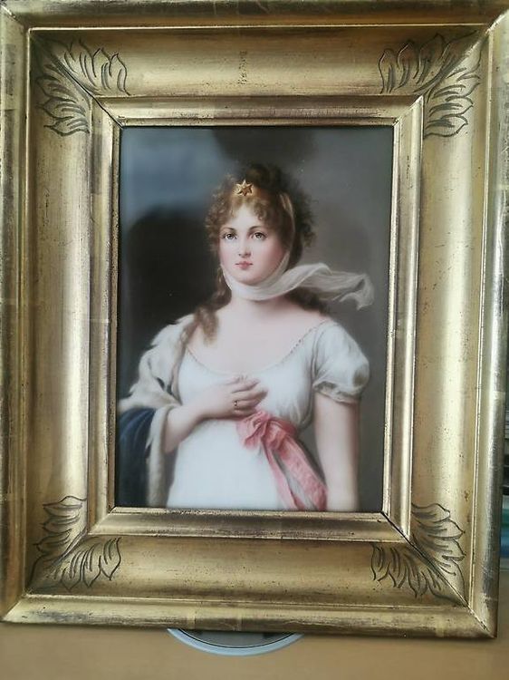 Porzellanbild um 1900 | Kaufen auf Ricardo