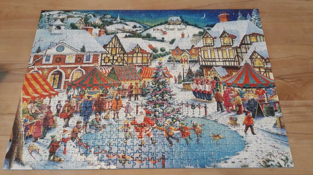 Puzzle Christmas / Weihnachten 1000 (Gebraucht) in Wünnewil für CHF 19 ...
