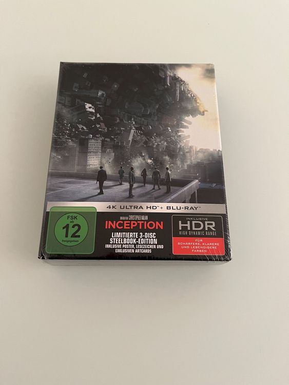 Inception - Collector's Ed. (4K UHD + 2 Blu-Ray - Steelbook) (Neu und ...