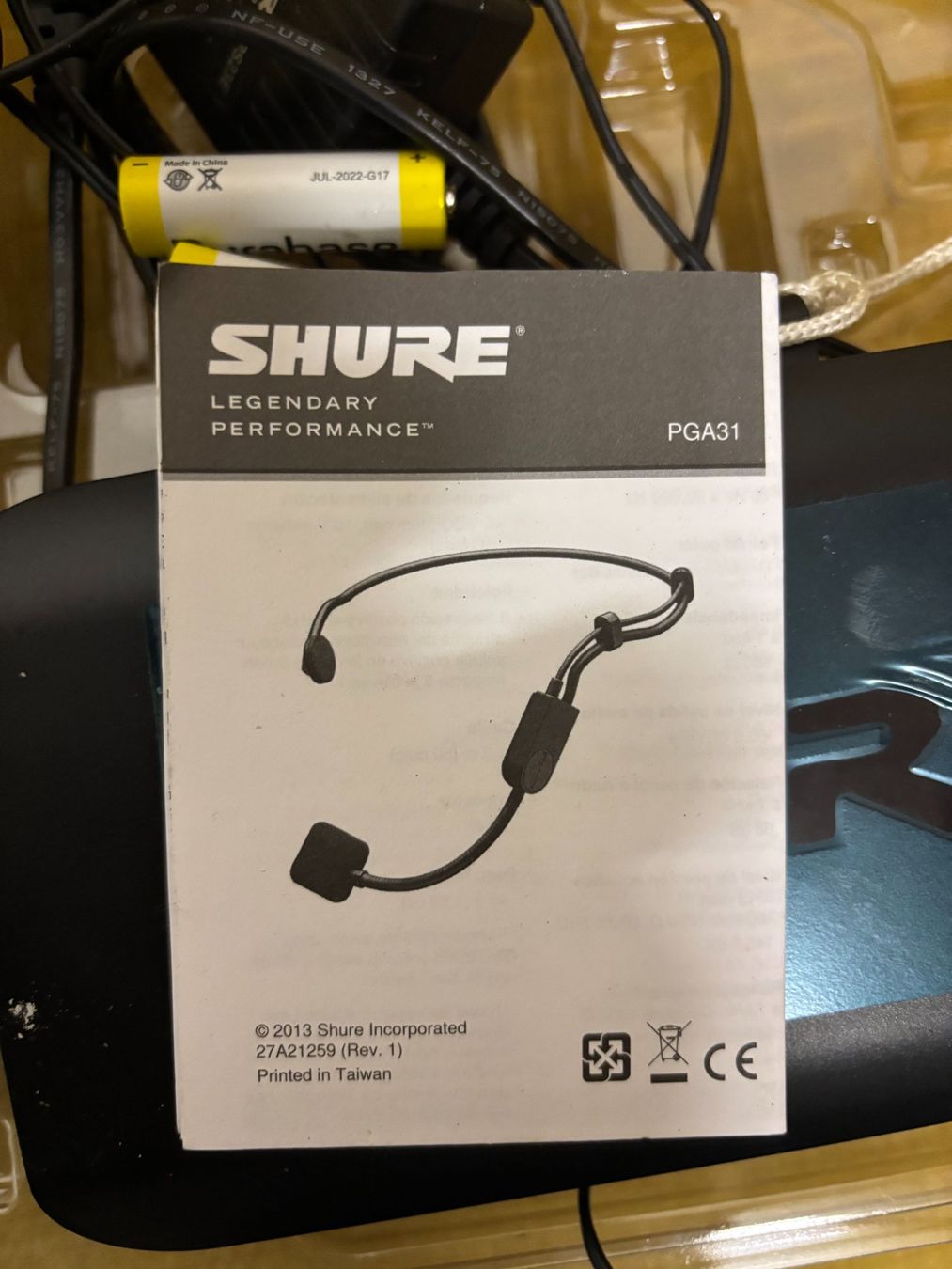 Shure PG Wireless Headset System PGA31 BLX1 BLX4 Komplett un (Gebraucht ...