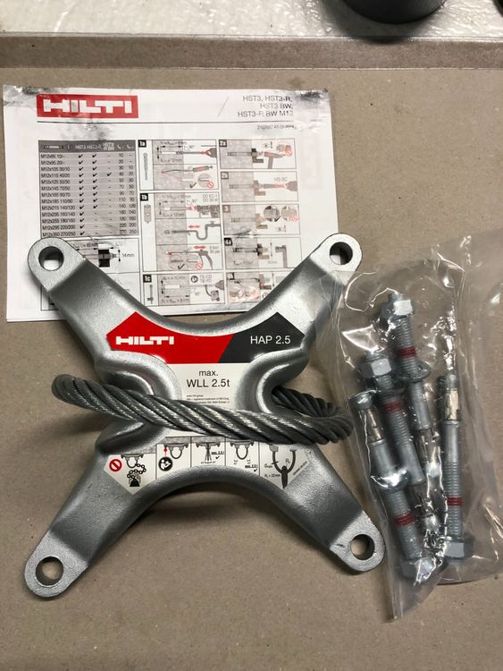Hilti HAP 2.5 Hebezeug mit Bolzen - neu (Neu (gemäss Beschreibung)) in ...