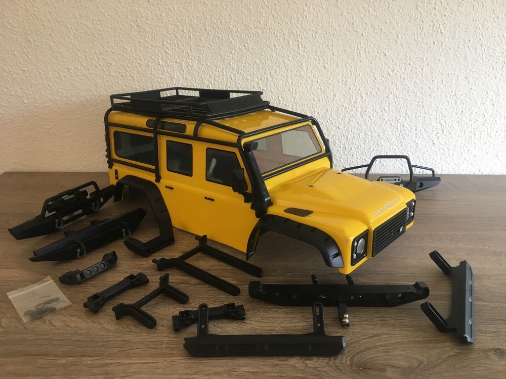 Traxxas TRX-4 Defender Karosserie (Body) mit Anbauteilen | Kaufen auf ...