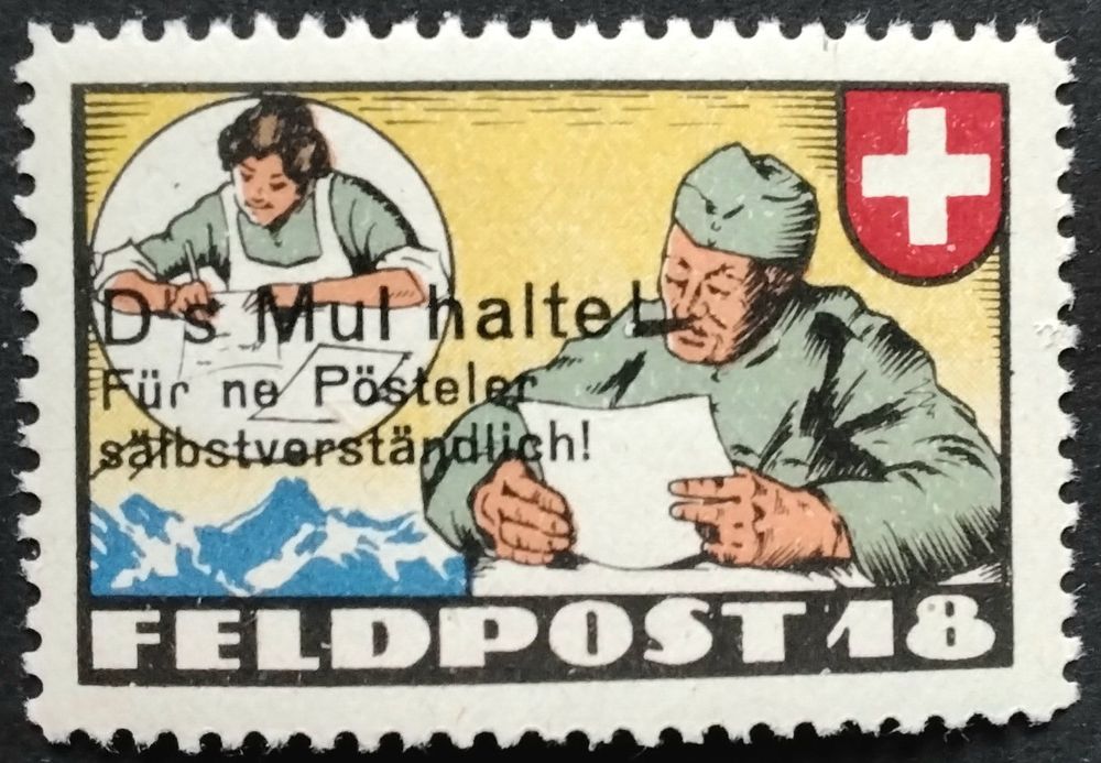 Soldatenmarke 2.WK, Feldpost 18, Aufdr, Wi FP 12 (Gebraucht) in ...