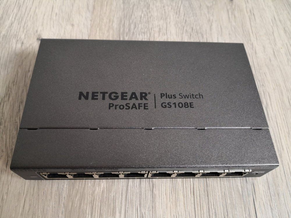 NETGEAR ProSafe Plus 8 Port Gigabit Switch GS108E | Kaufen auf Ricardo