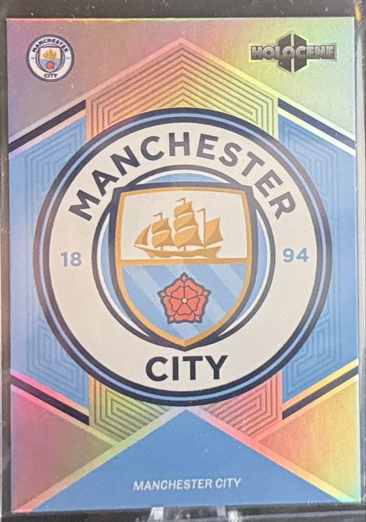 Holocene Manchester City Wappen Karte, Auflage 079/199 Top! (Neu ...