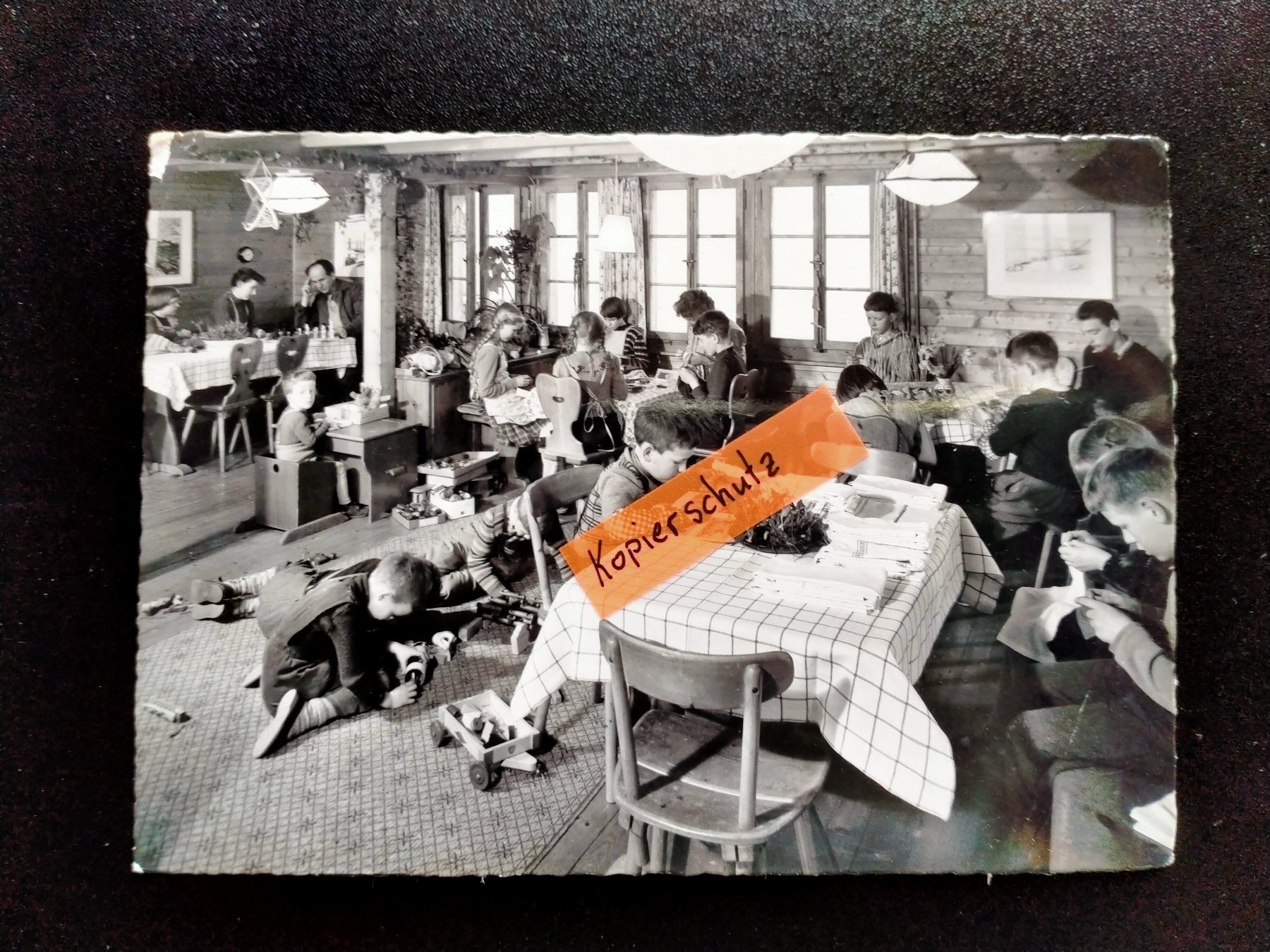 Kinder Dorf Pestalozzi um 1968 Trogen Wohnstube AK Appenzell (Gebraucht ...