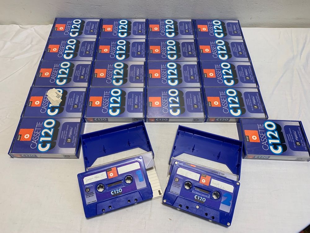 Cassette audio BASF LH C120 (x20) (Gebraucht) in Geneve für CHF 9 – mit ...