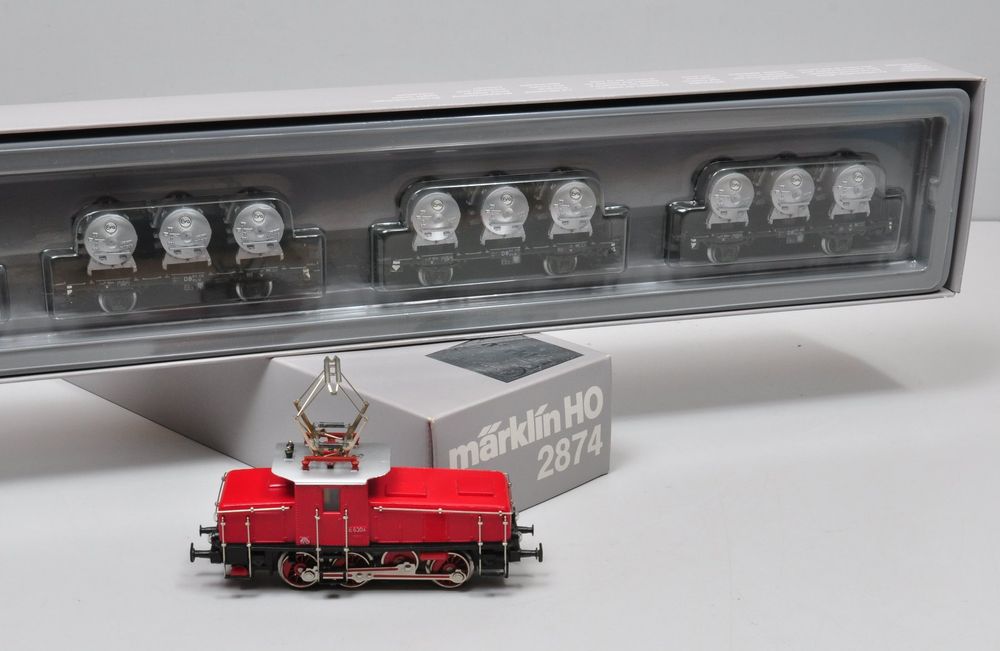 Neuer 4-tlg. Märklin 2874 Güterzug mit E-Lok, Zertifikat OVP (Neu und ...