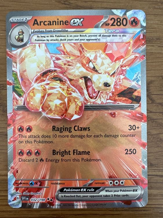 Arcanine ex SVI EN 032/198 Karmesin und Purpur | Kaufen auf Ricardo