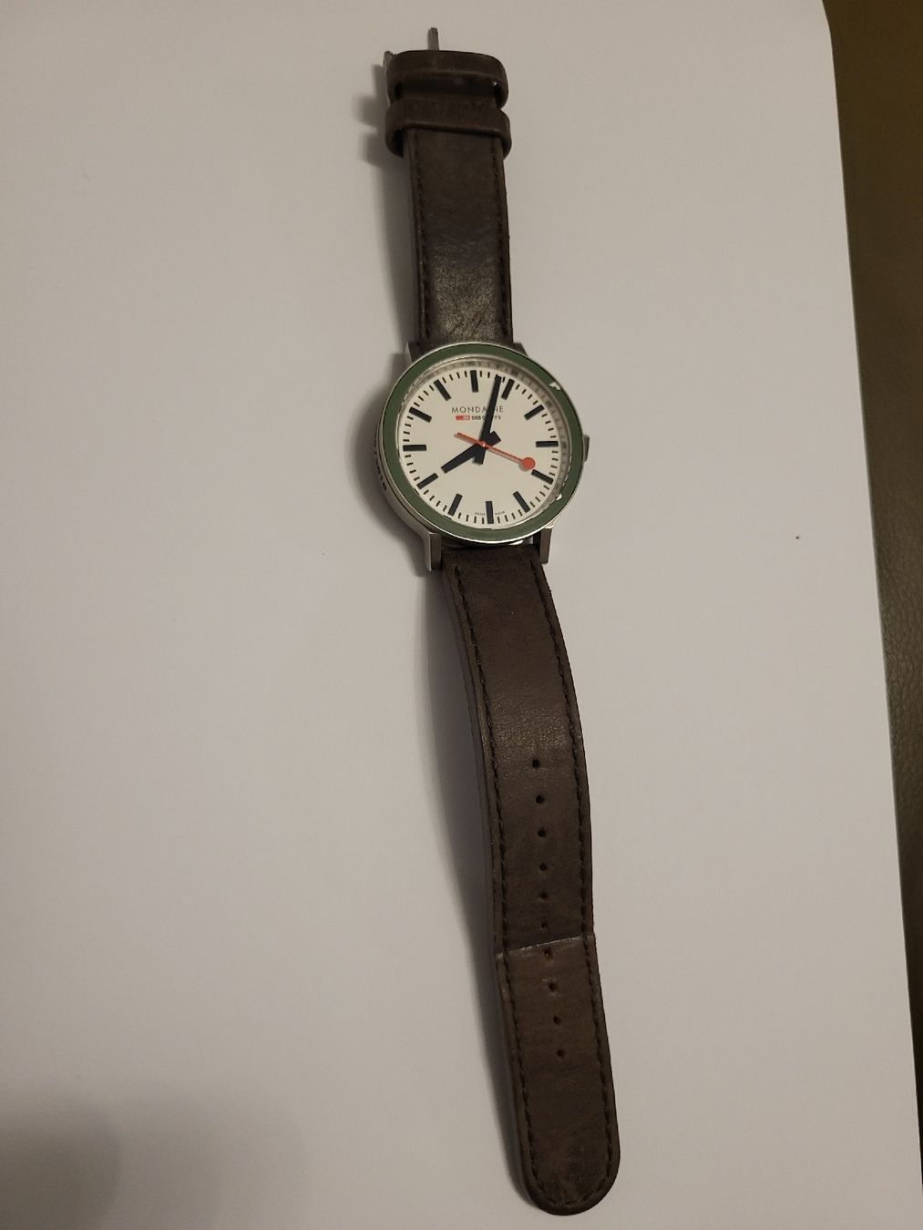 Mondaine Uhr Gottardo 2016, SBB Lok, neue Batterie 17.01.26 (Gebraucht ...