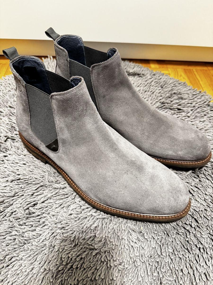 Jim Corbett Chelsea Boots, Grau Wildleder, Gr. 44 (Neu (gemäss ...