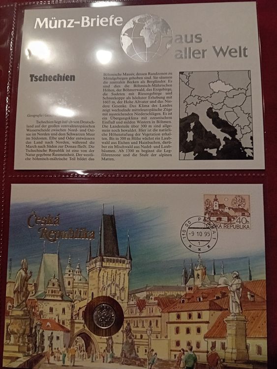 Muenzbrief Tschechien (Gebraucht) in Muralto für CHF 5.95 – mit Lieferung auf Ricardo kaufen