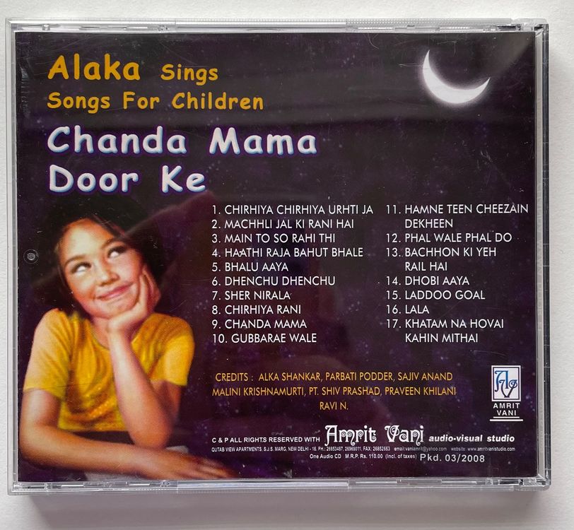Chanda Mama Door Ke - CD - Kinderlieder - Hindi | Kaufen auf Ricardo