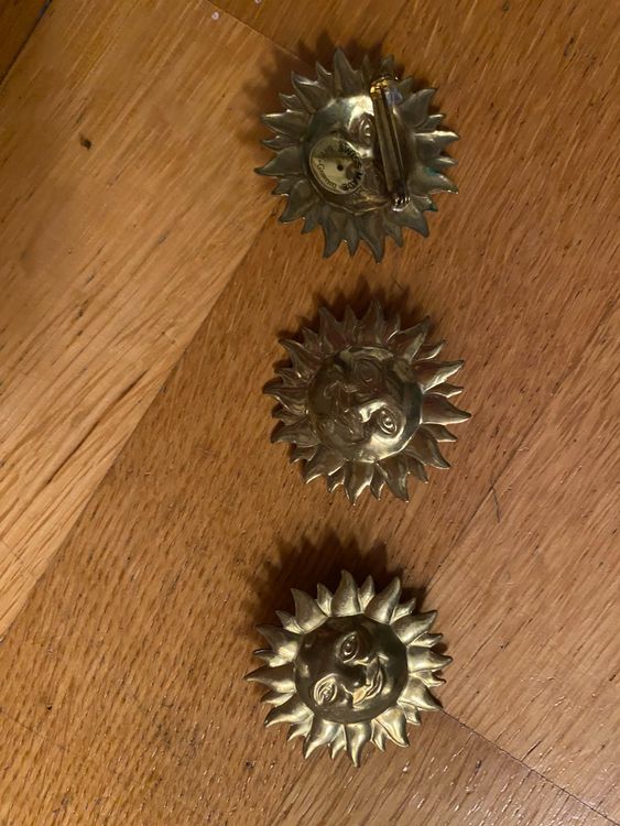 3 Broschen Sonne | Kaufen auf Ricardo