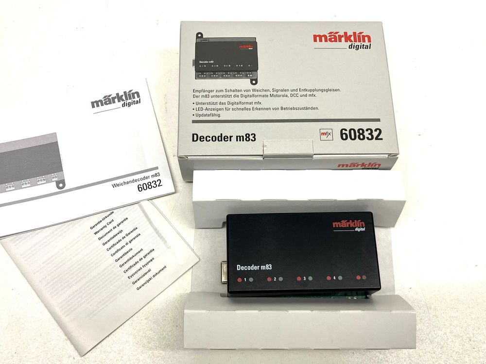 märklin 60832 digital mfx: Decoder m83 Empfänger* (Neu (gemäss ...